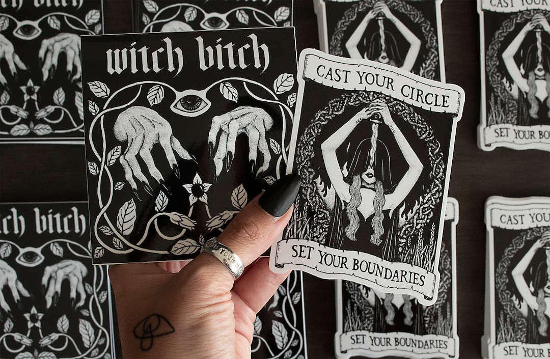 Witch Vinyl Stickers - Etsy Australia