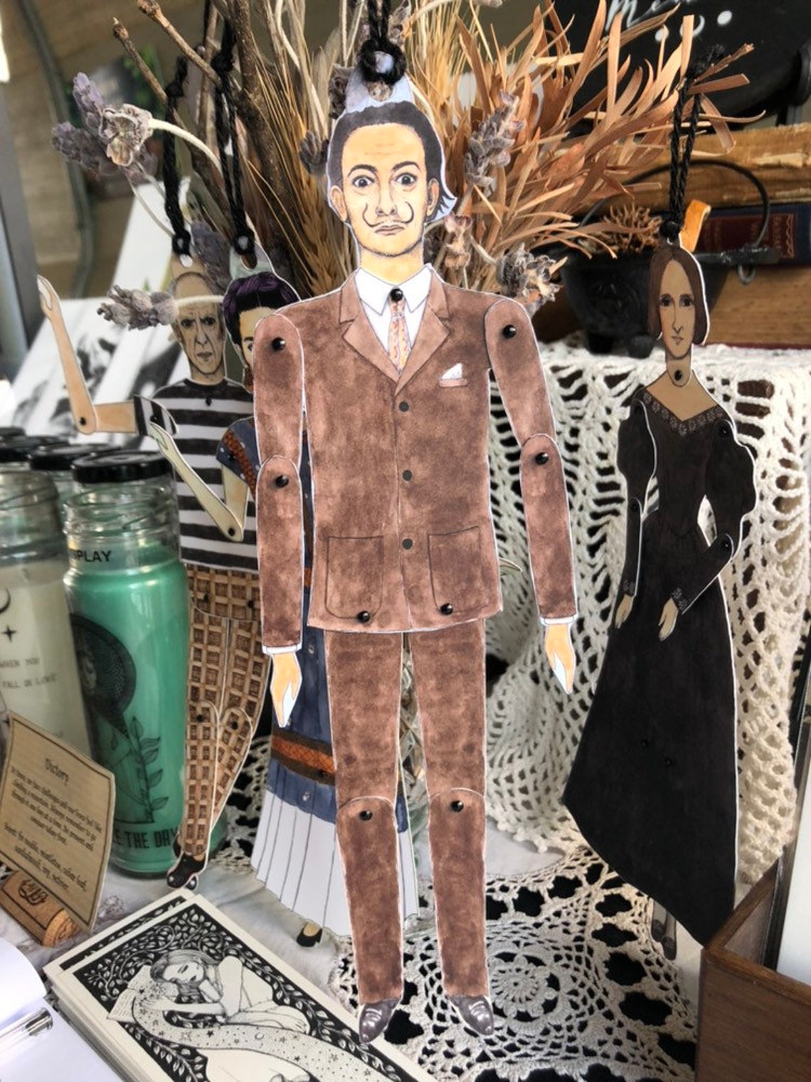 Salvador Dali Articulated Paper Doll Kit - Etsy