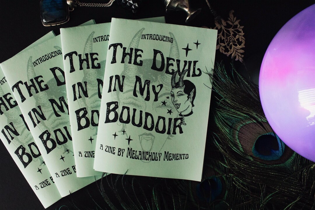The Devil in My Boudoir Halloween Zine - Etsy