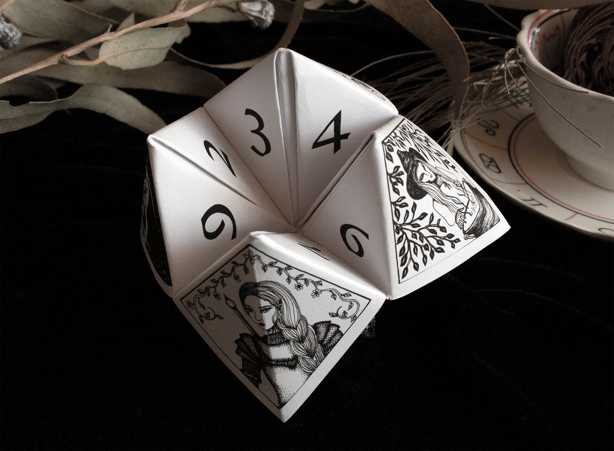 Printable Fortune Teller Origami Halloween Party Decor. - Etsy UK