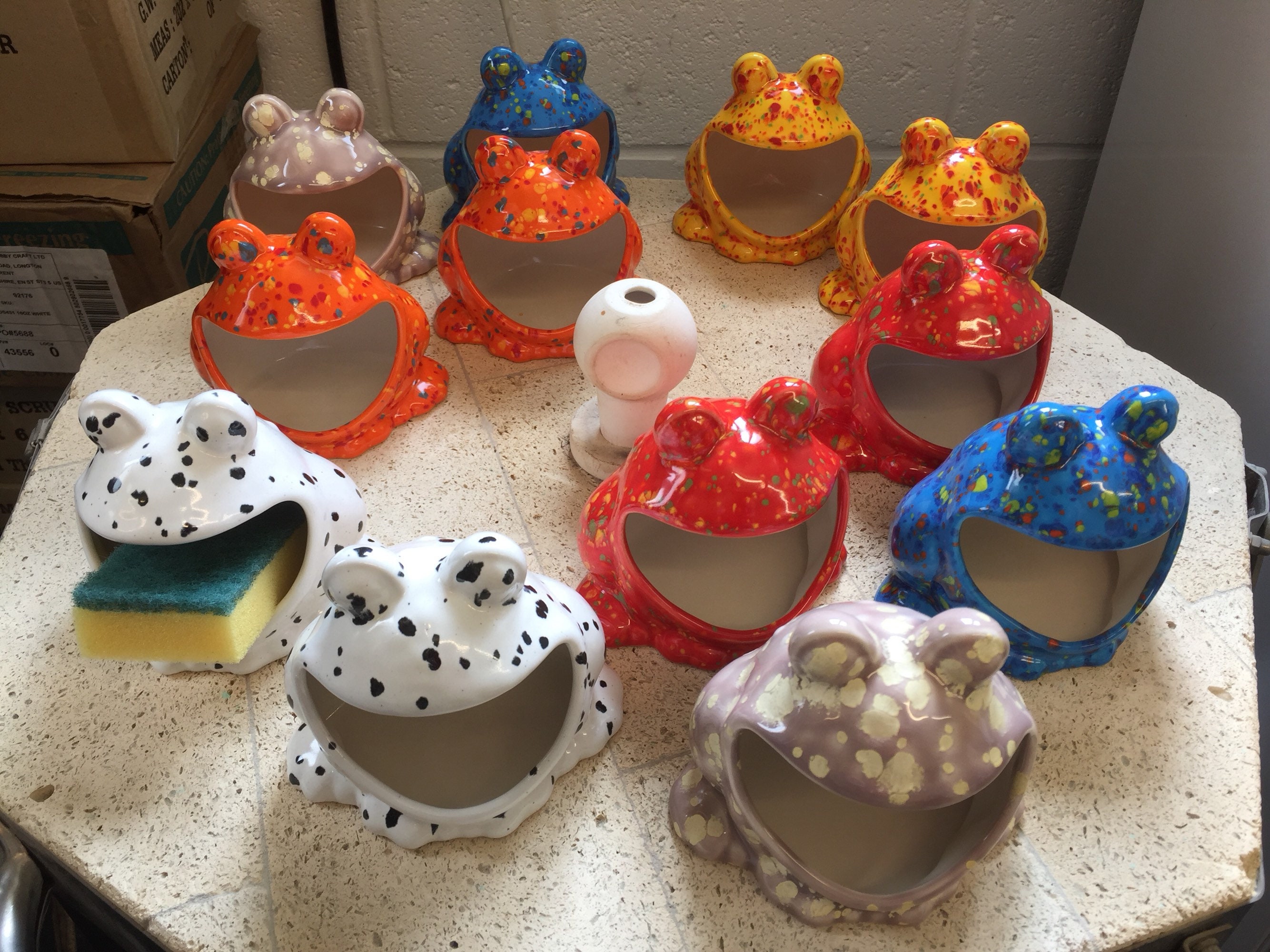 Frog scrubby holder kitchen decor scrubby holder soap | Etsy