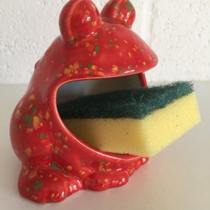 Frog Scrubby Holder Kitchen Decor Scrubby Holder Soap - Etsy