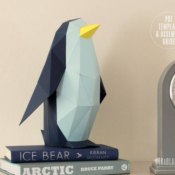 Paper Penguin - Etsy