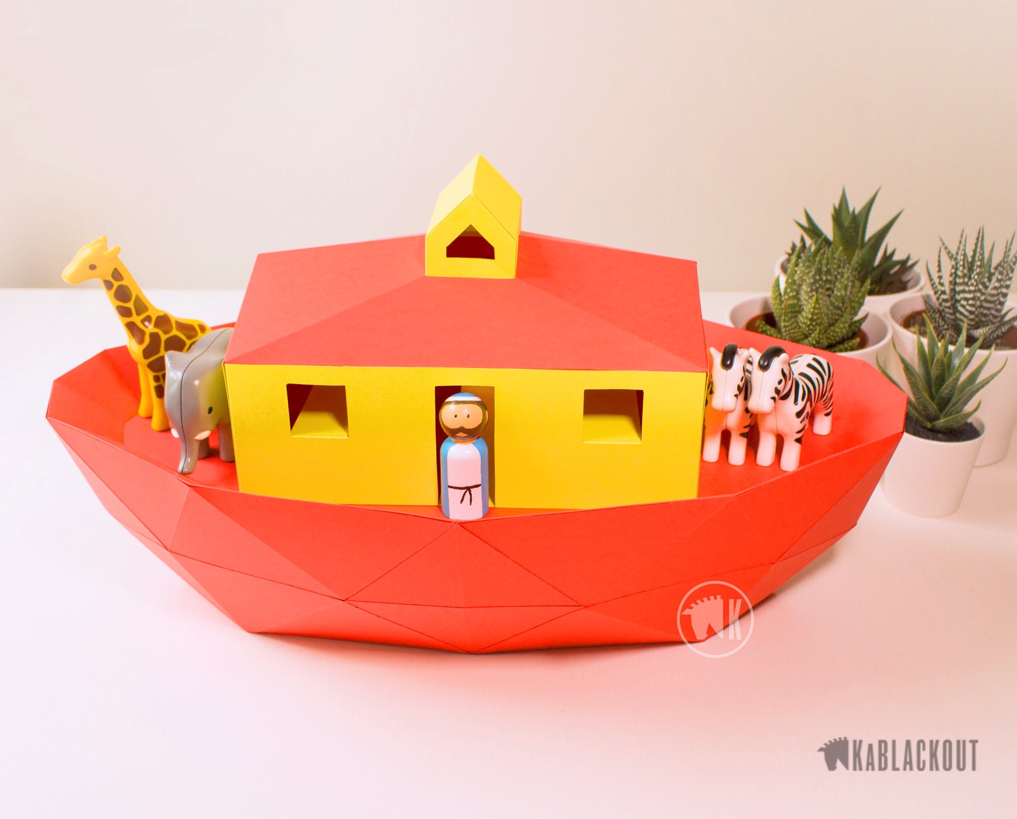 Noah's Ark Papercraft Template Papercraft Ark Noahs Ark - Etsy Canada