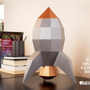 Rocket Papercraft Bundle Offer, Rocket Template Pack, DIY Paper Rocket ...