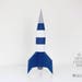 Papercraft Rocket Template, DIY Rocket, Low Poly Rocket, 3D Origami ...
