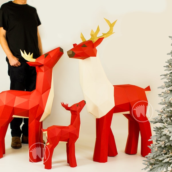 Low Poly Papercraft - Etsy