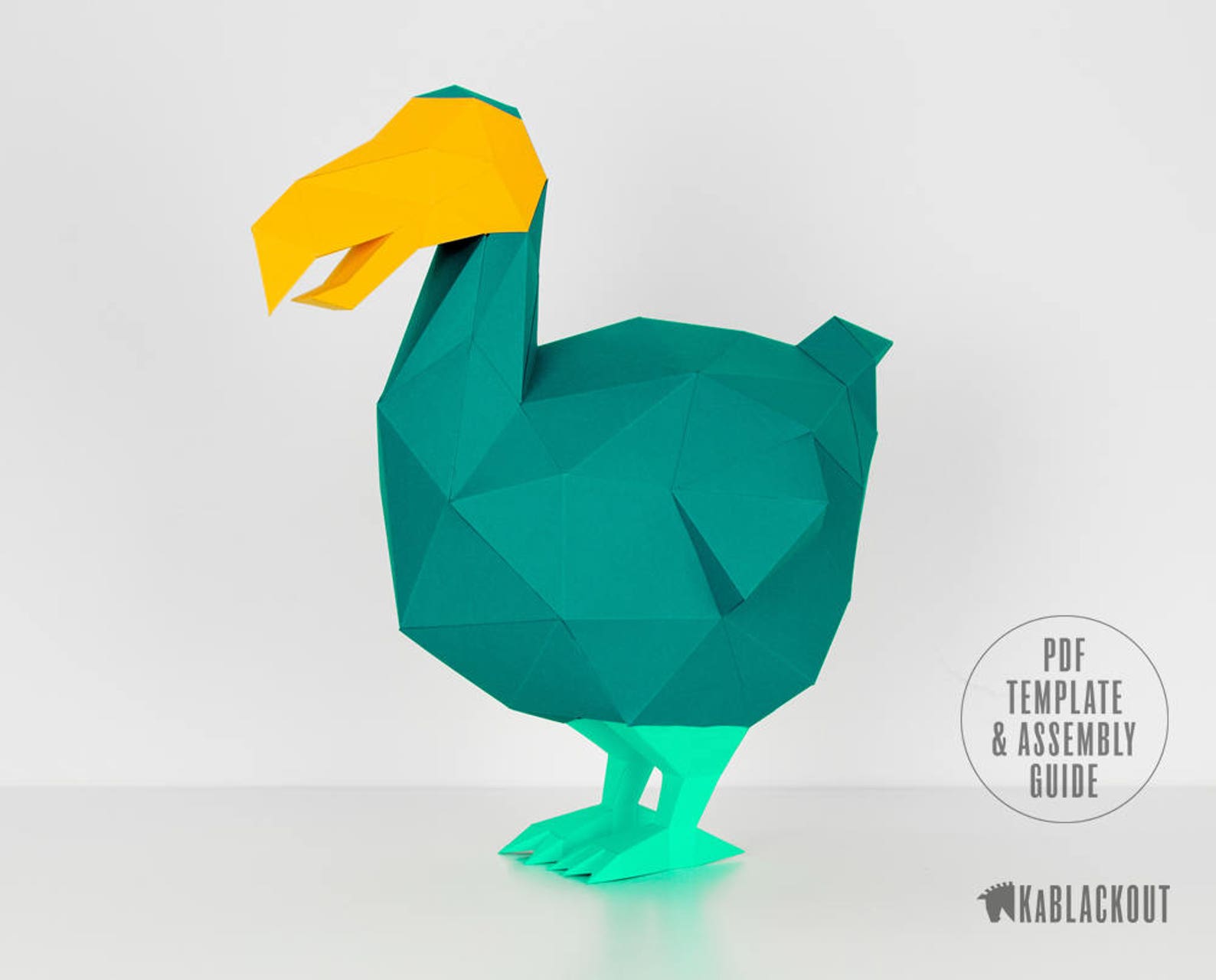Dodo Papercraft Template Low Poly Dodo Dodo Decor DIY Dodo - Etsy UK