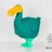 Dodo Papercraft Template, Low Poly Dodo, Dodo Decor, DIY Dodo, Dodo ...
