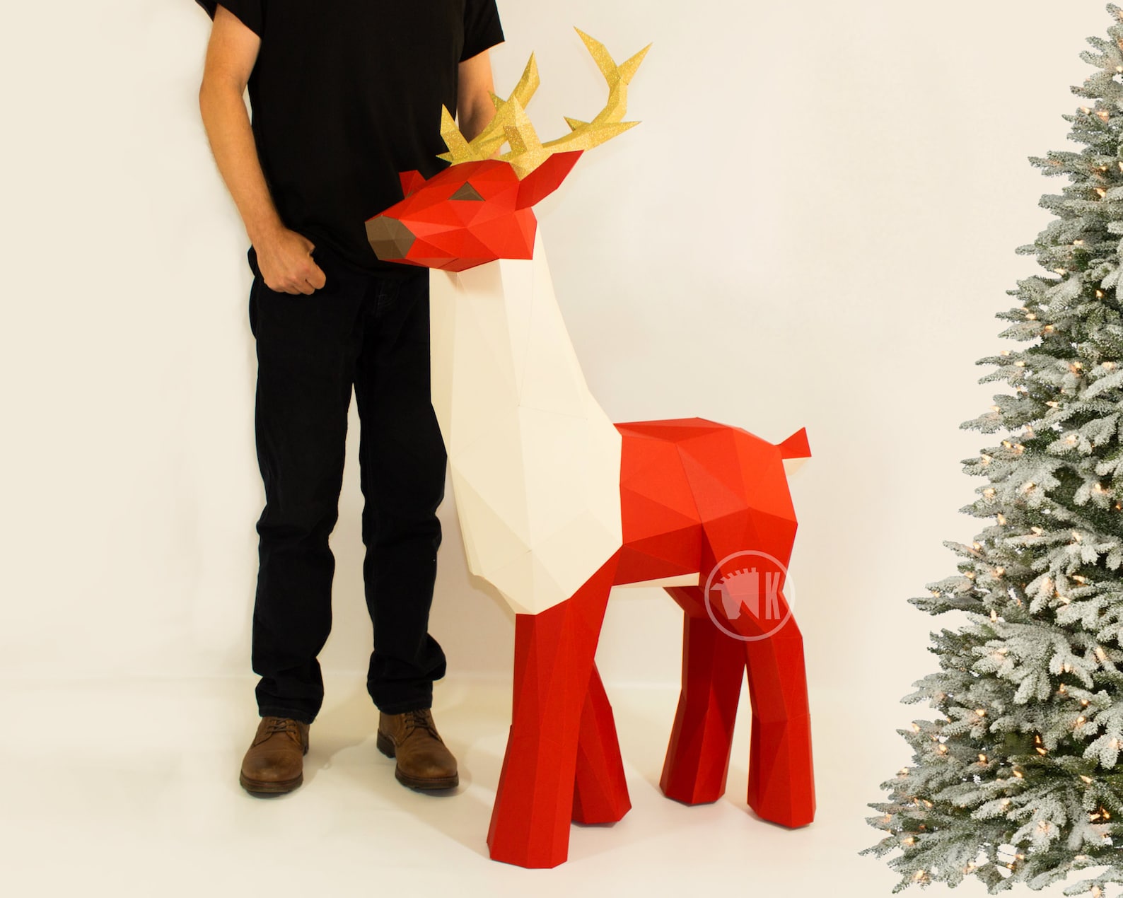 Deer Papercraft Bundle Papercraft Deer Templates Papercraft - Etsy UK