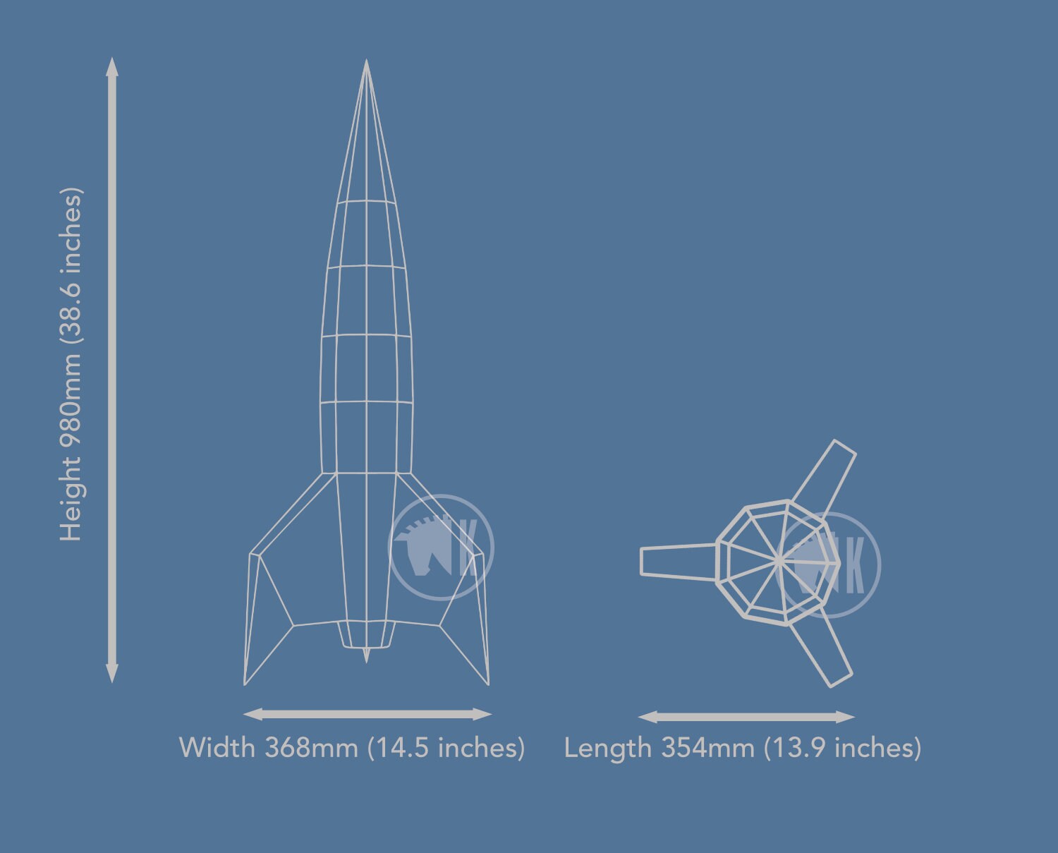 Rocket Template DIY Printable PDF Rocket Template Make Your - Etsy Canada
