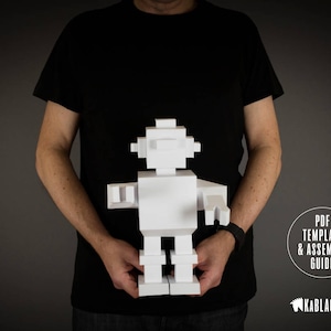 Robot Papercraft, DIY Robot Template, Robot Party Decor, Robot Birthday ...