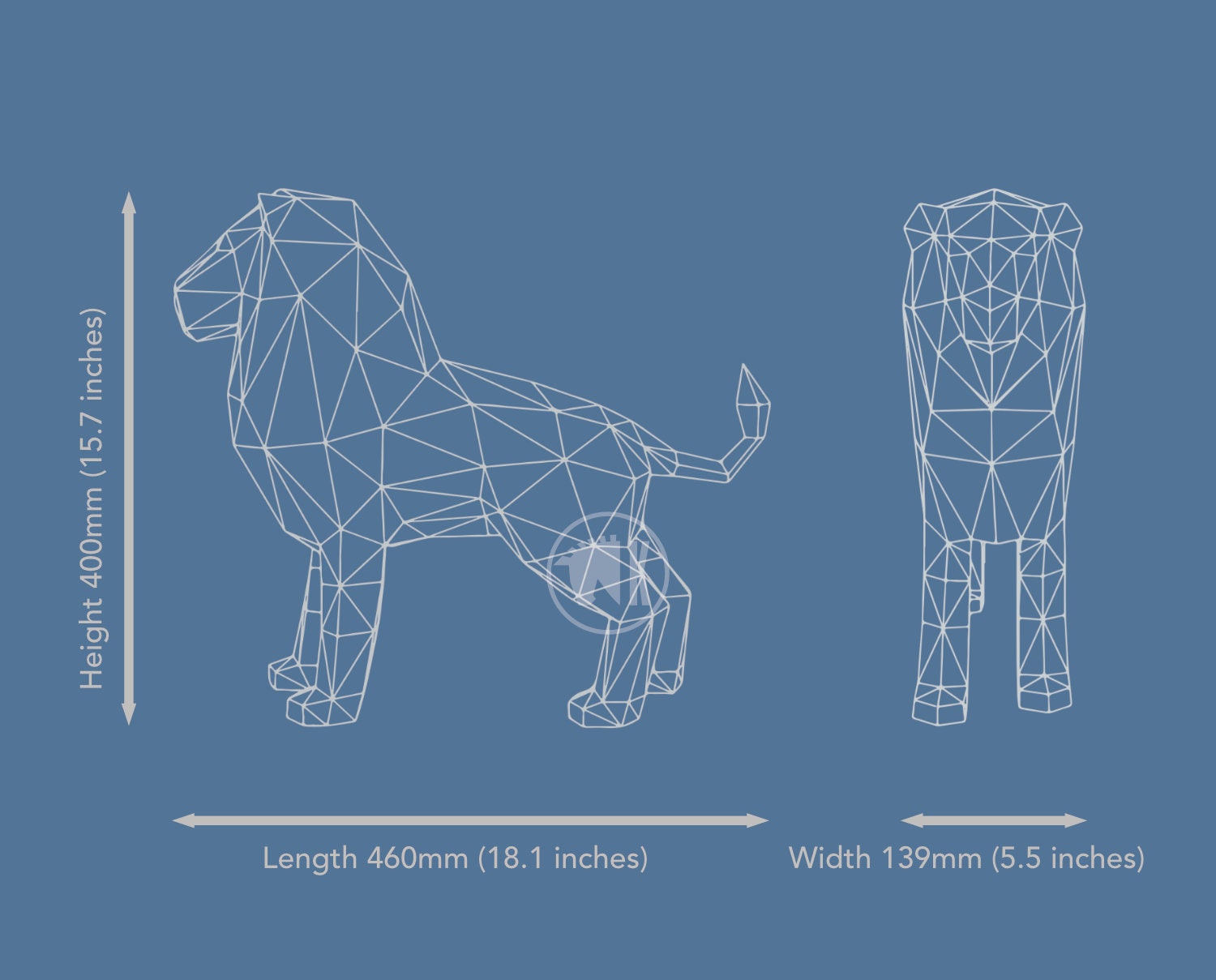 Lion Papercraft Template Papercraft Lion 3D Paper Lion - Etsy Canada