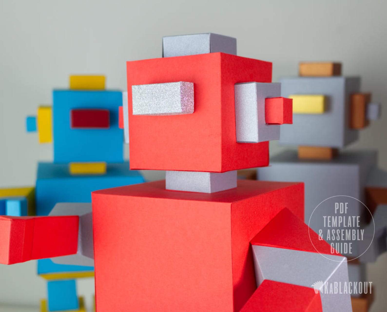 Robot Papercraft DIY Robot Template Robot Party Decor Robot - Etsy Canada