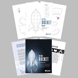 Rocket Papercraft Bundle Offer, Rocket Template Pack, DIY Paper Rocket ...