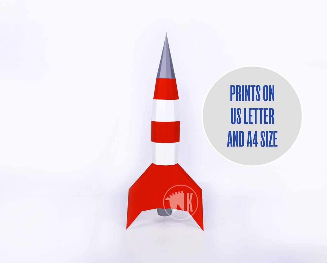 Rocket Template DIY Printable PDF Rocket Template Make Your - Etsy Canada
