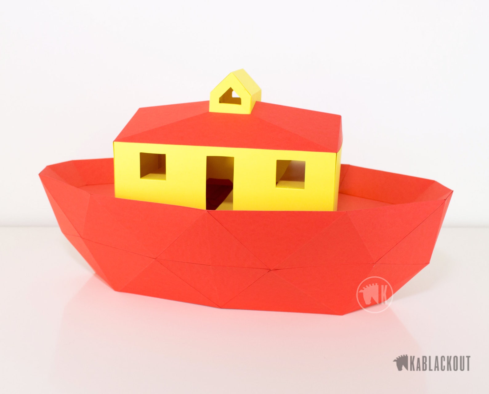 Noah's Ark Papercraft Template, Papercraft Ark, Noahs Ark Decoration ...