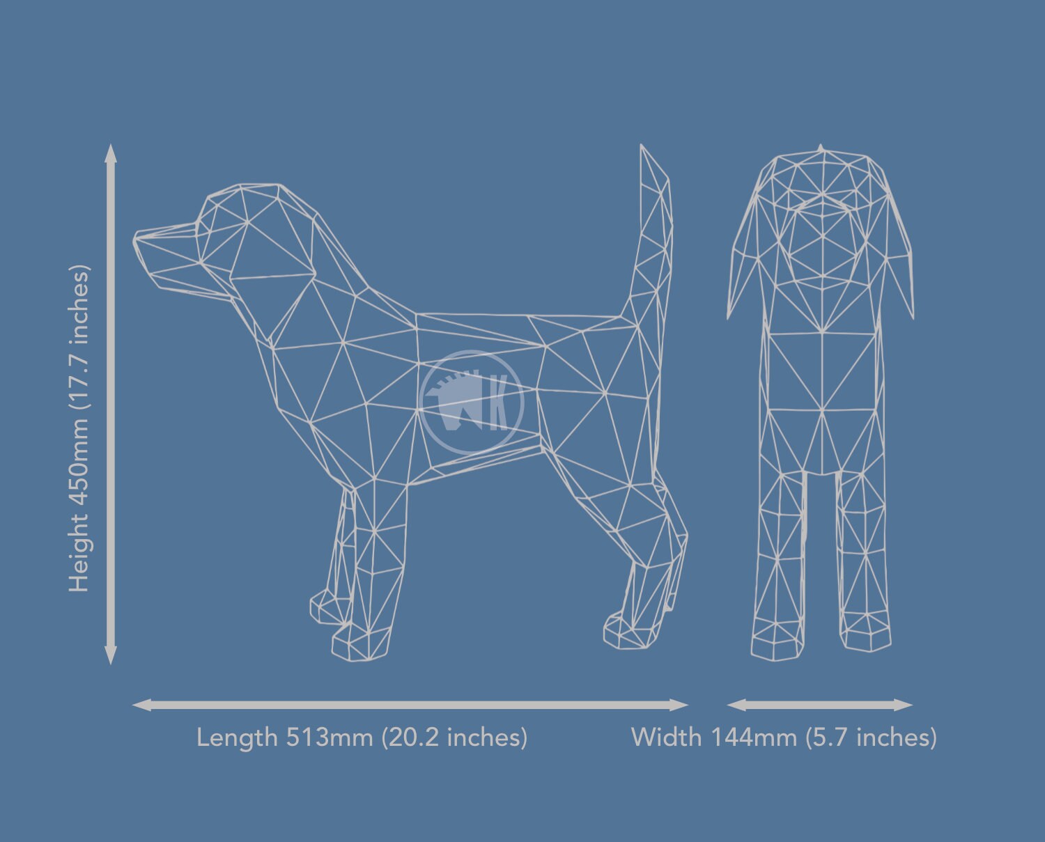 Beagle Papercraft Template Papercraft Dog DIY Beagle | Etsy UK