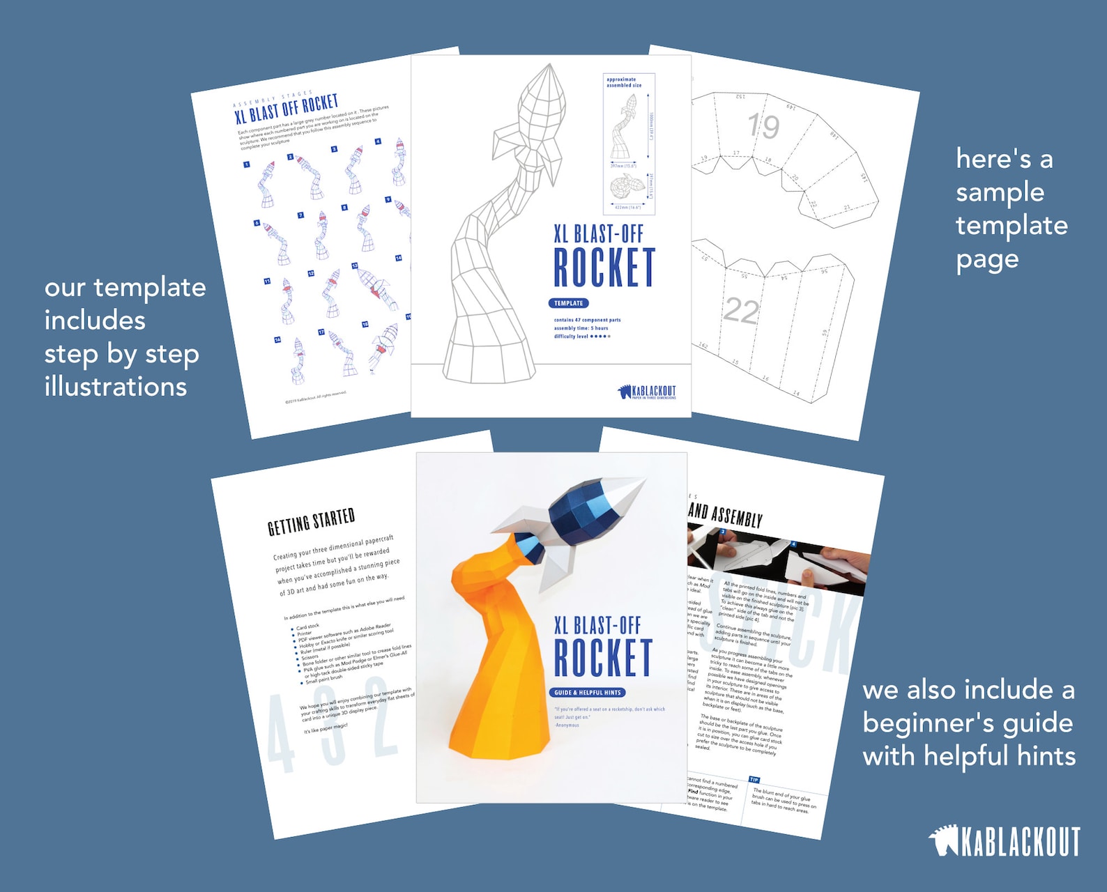 XL Papercraft Rocket Discount Offer 3D Papercraft Rocket - Etsy