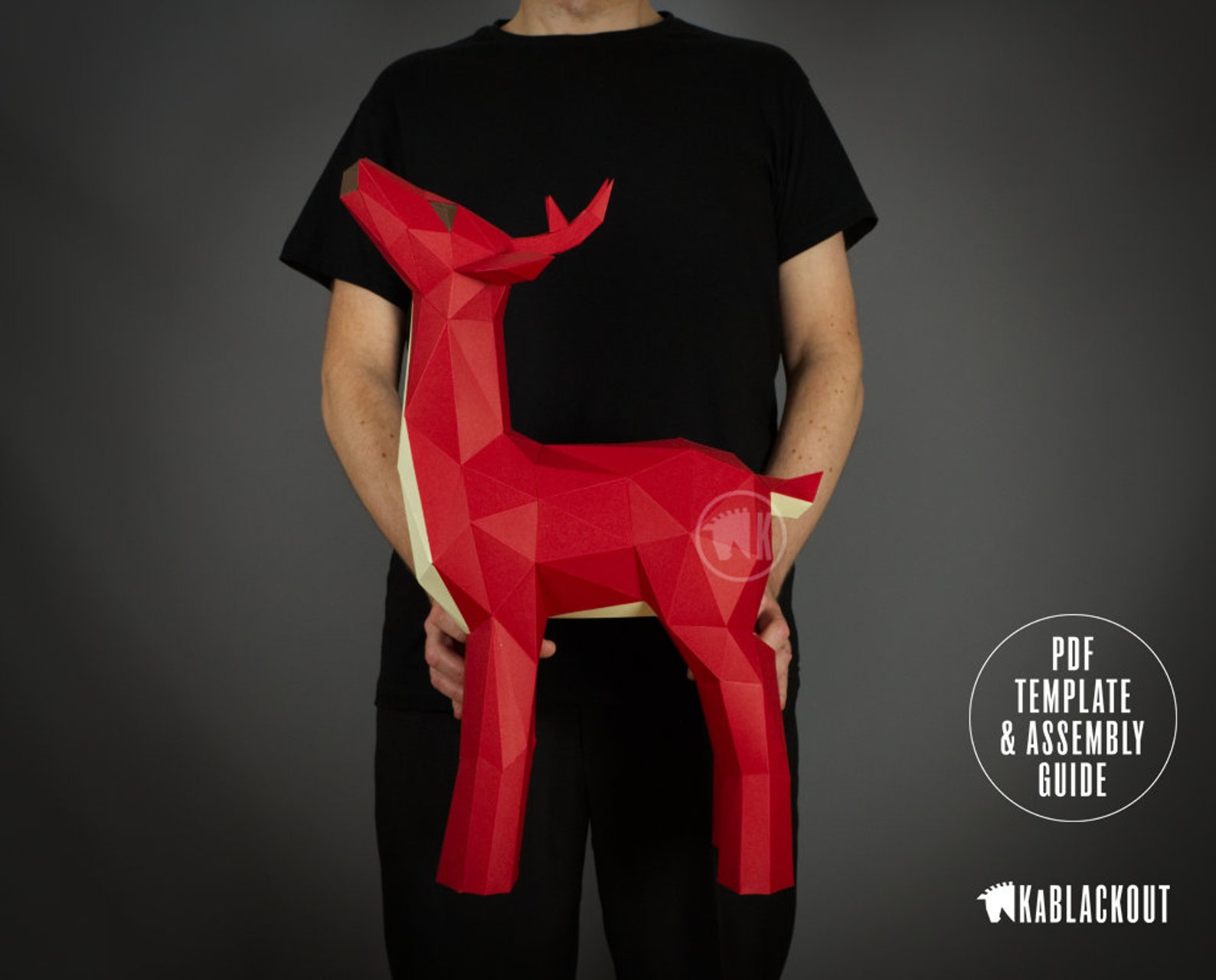 Deer Papercraft Bundle Papercraft Deer Templates Papercraft | Etsy Canada