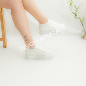 Platform Conversebridal Shoes Glitter Shoes Bridal - Etsy