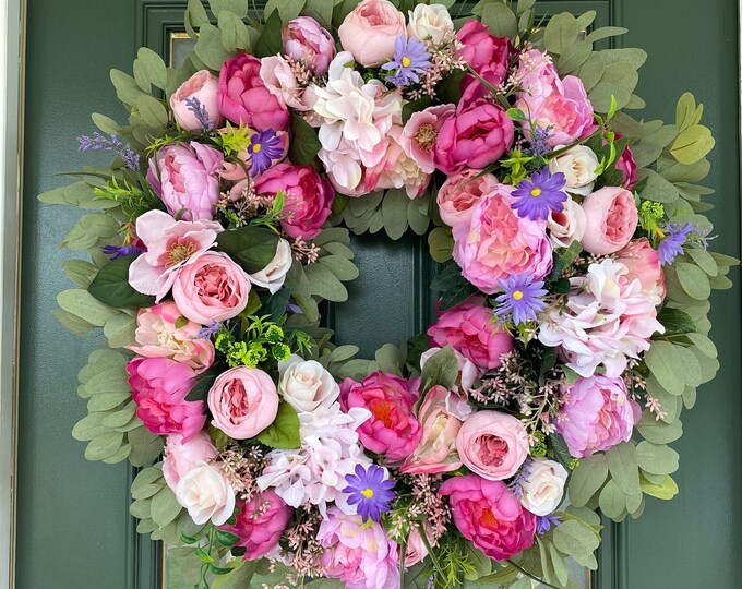 Extra Large Spring Door Wreaths - Front Door Wreaths for Summer ...