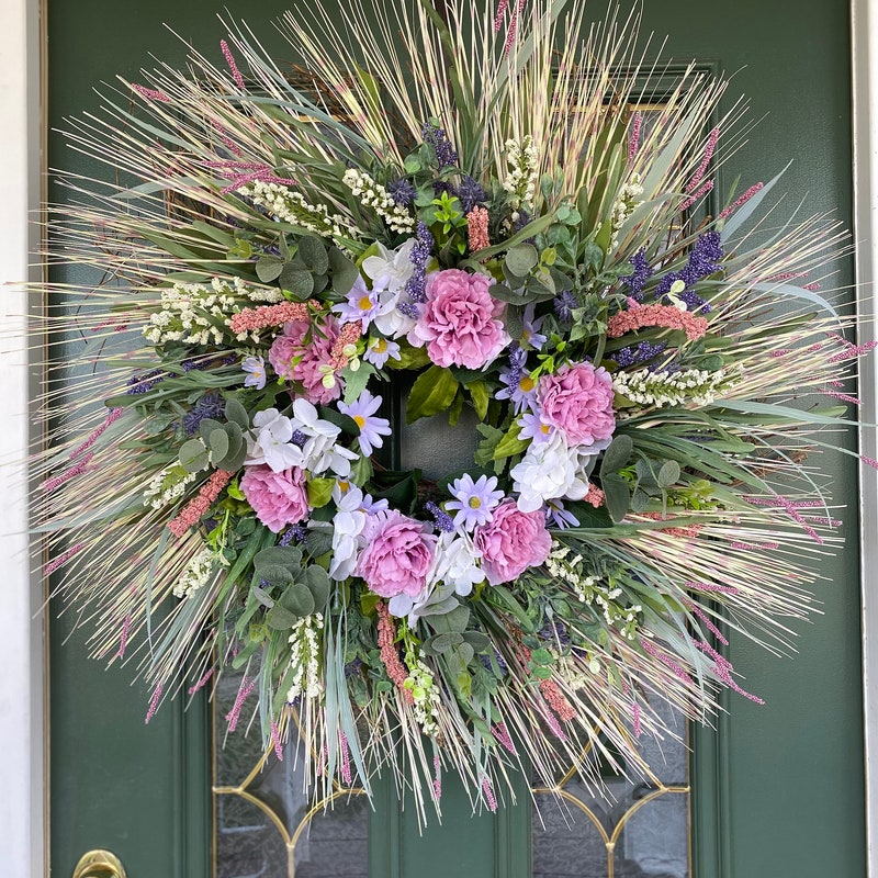 Spring Door Wreath - Etsy