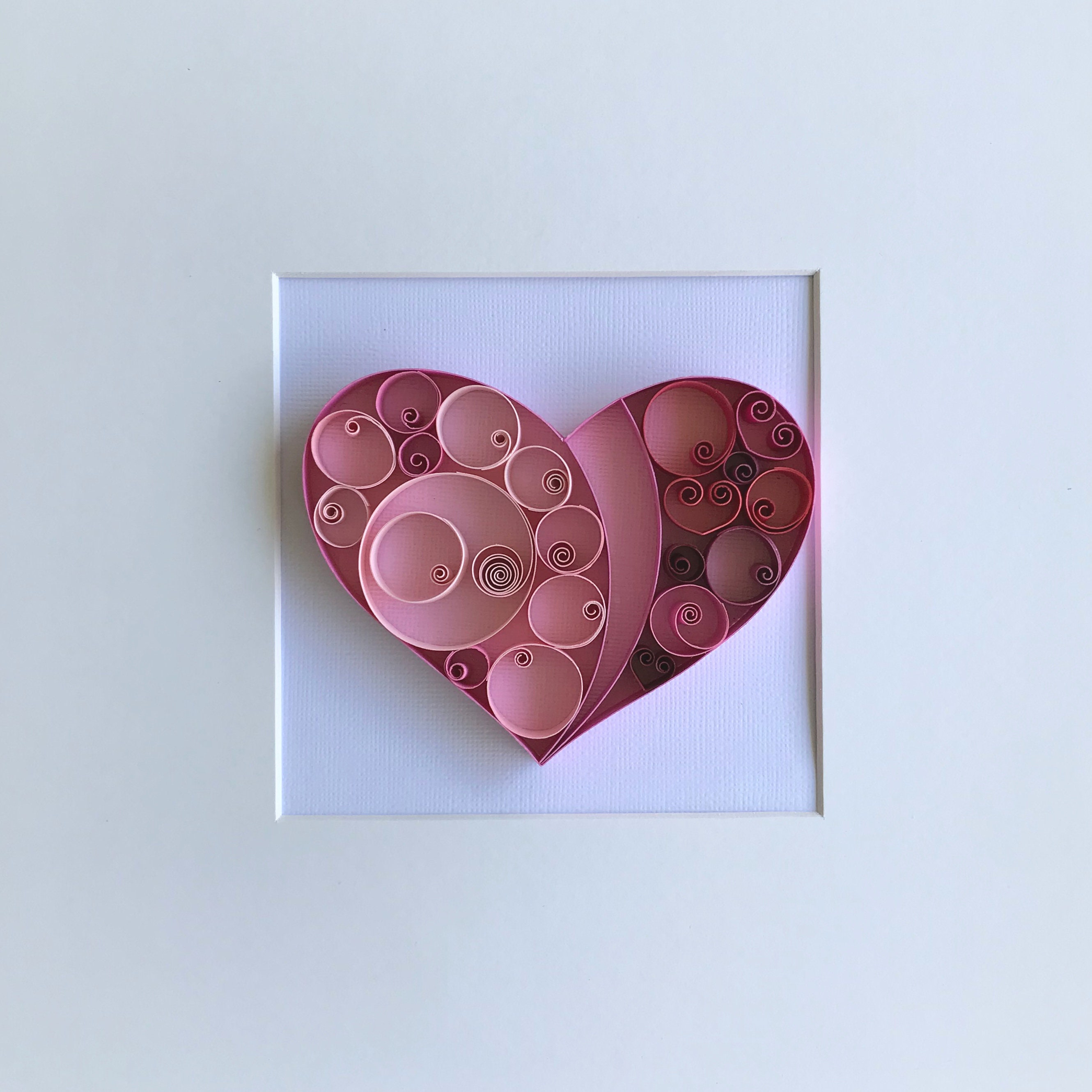 Quilling Heart - PDF File & Online Video, Pattern and Template - Step ...