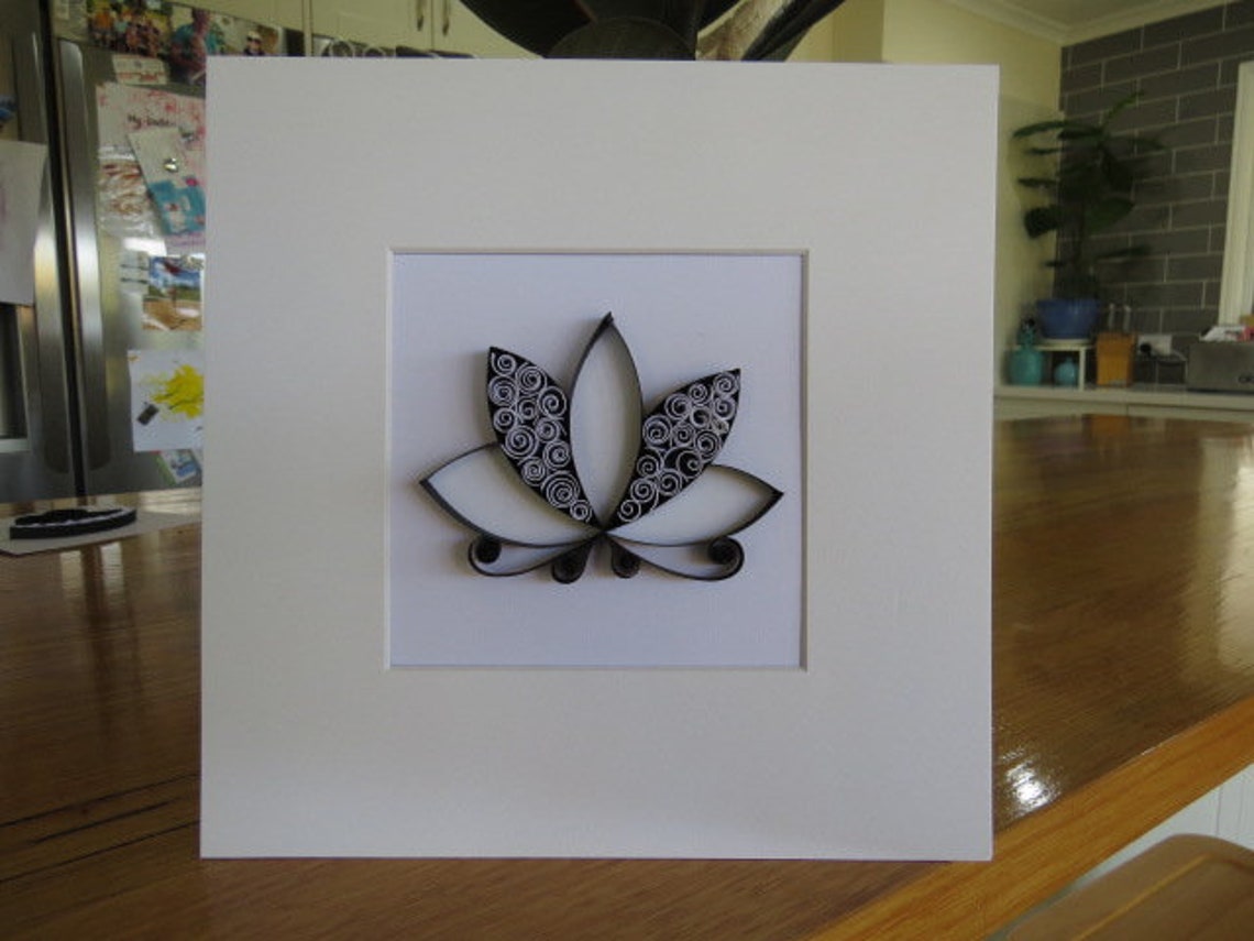 Quilling Tutorial Beginner Flower Design Paper Art Lesson PDF LOTUS ...