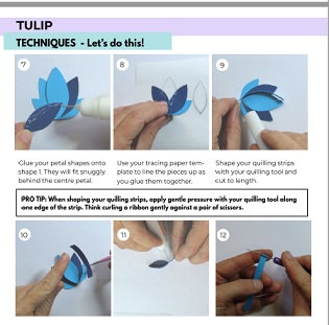 Quilling Tutorial Beginner Flower Design Paper Art Lesson - Etsy