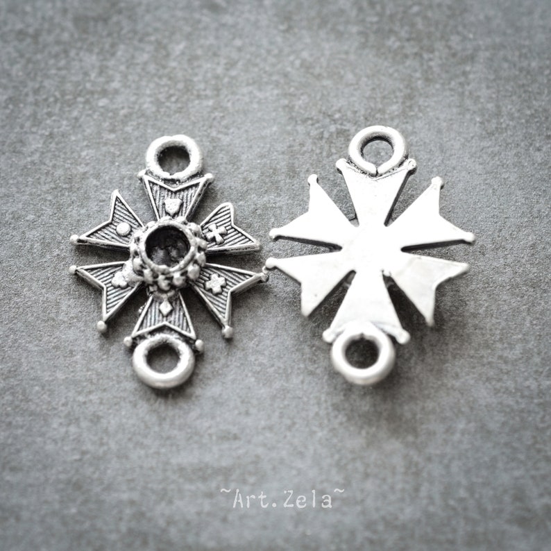 MEDIEVAL SPIRIT CONNECTOR X4 Star Connectors With Set Aged - Etsy