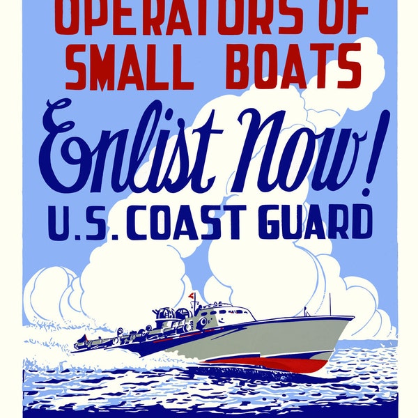 Us Coast Guard Poster - Etsy