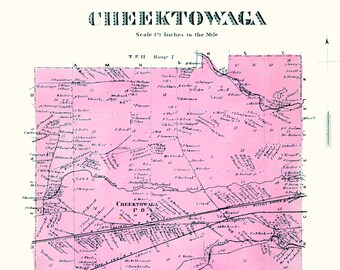 York Map Vintage - Etsy