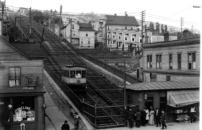 1908 Incline Railway, Duluth, MN Vintage Photograph 11" X 17" Art Print ...