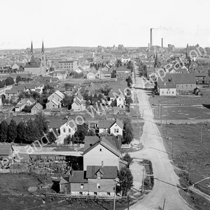 1880-1930 Aerial View of Calumet, Michigan Old Photo Art Print ...