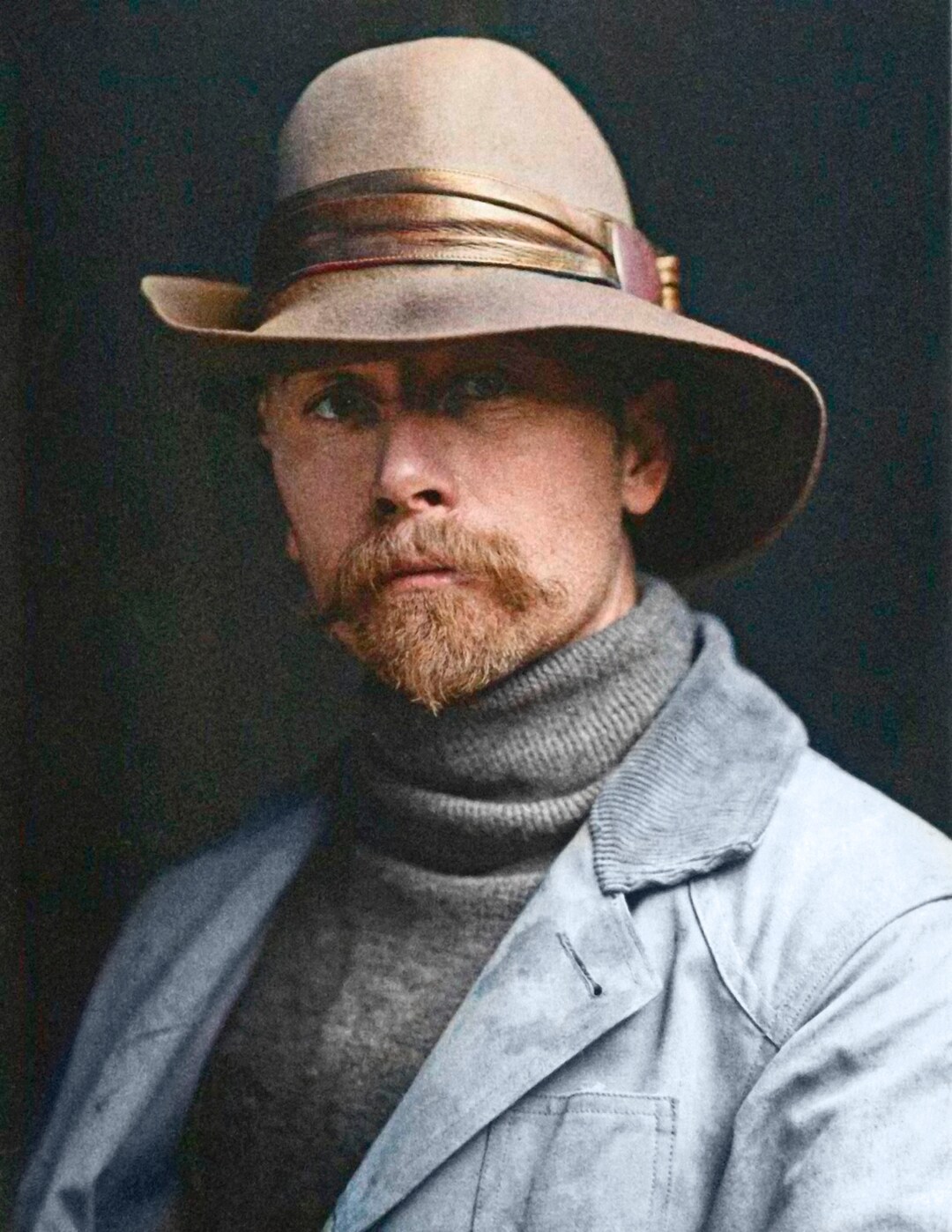 1899 Self Portrait, Edward Sheriff Curtis Vintage Old Photograph ...