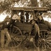 1890's Group With Horse-drawn Carriage Vintage Photograph Art Print ...