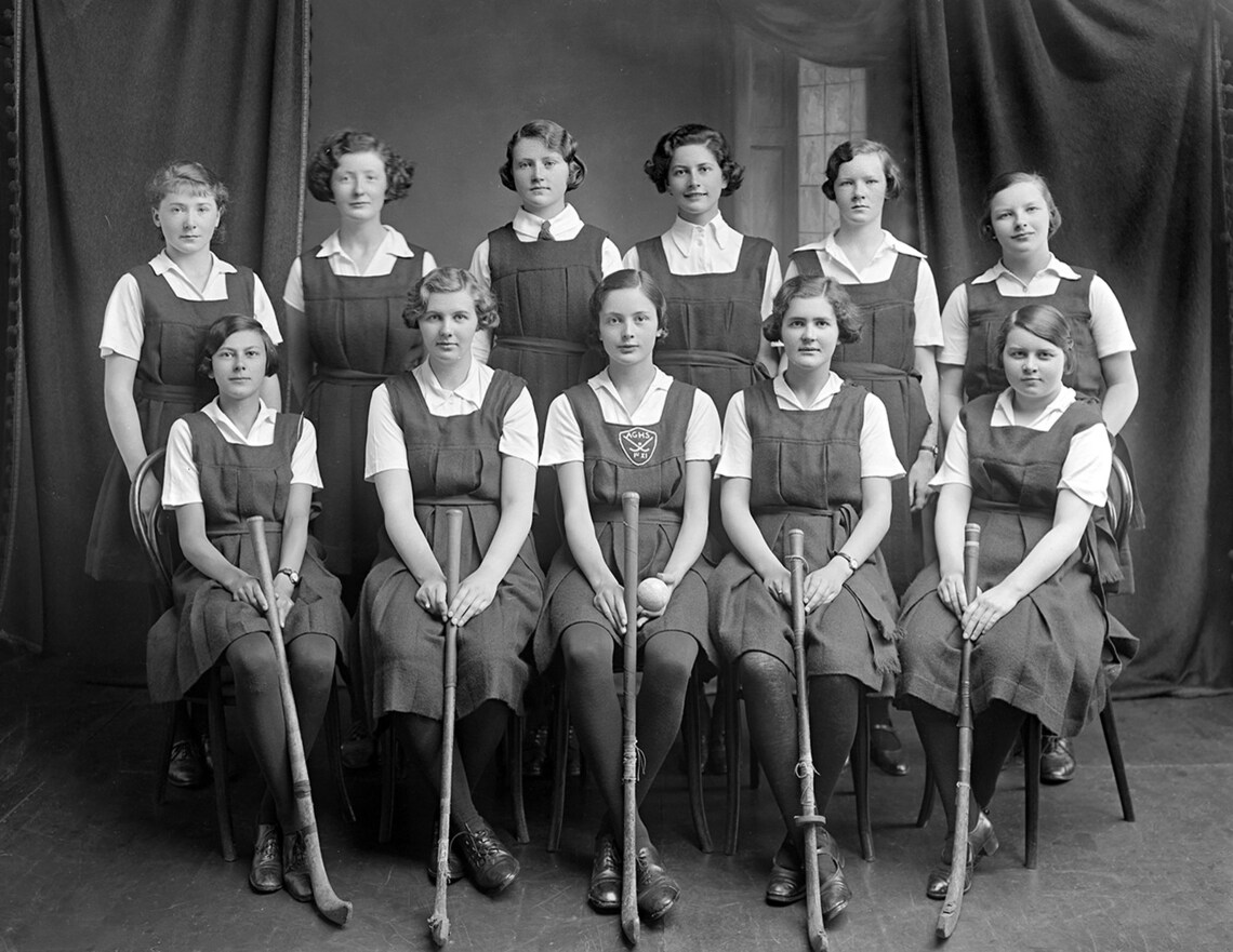 1934 Armagh Girls High School Hockey Team Old Vintage Photo | Etsy