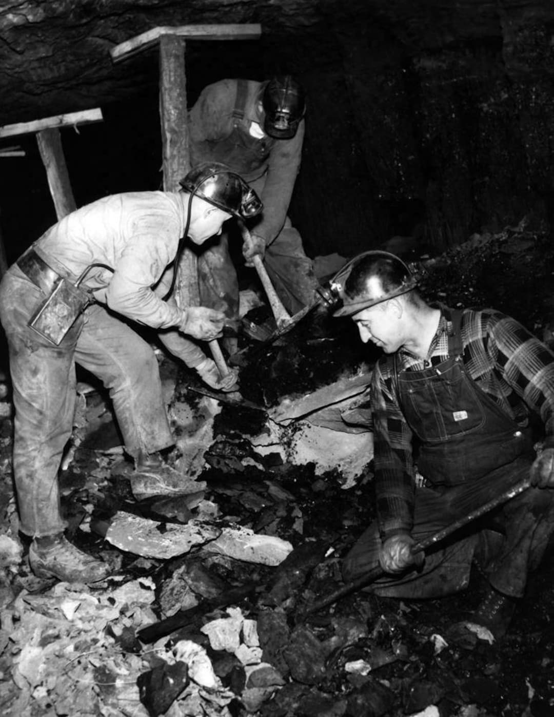 1950 Coal Miners, Washington Old Photo 8.5" X 11" Art Print ...