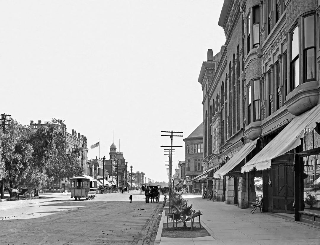 1903 Main Street, Riverside, California Vintage Old Photograph ...