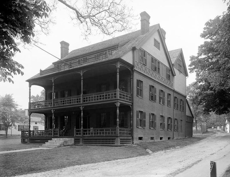 1890-1910 Psi Upsilon House Amherst College Old Photo - Etsy