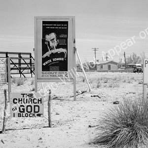 1940 Roadside Signs, Hobbs, New Mexico Vintage Old Photo Art Print ...