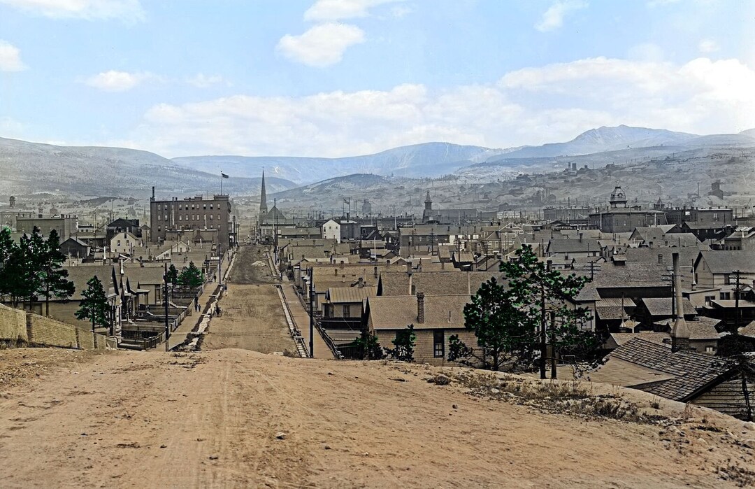 1901 Leadville, Colorado Vintage Photograph 11" X 17" Art Print ...
