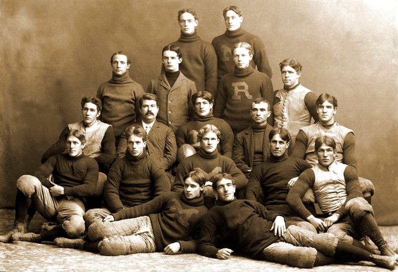 1897 University of Michigan Football Team Photo Print (13" X 19") - Etsy