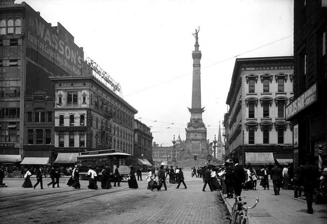1904 Meridian Street, Indianapolis, Indiana Vintage Photograph 13" X 19 ...