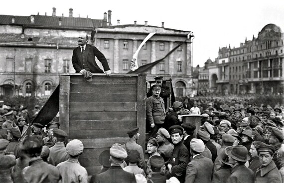 1920 Lenin Addresses Red Army Vintage Photograph 11 X | Etsy
