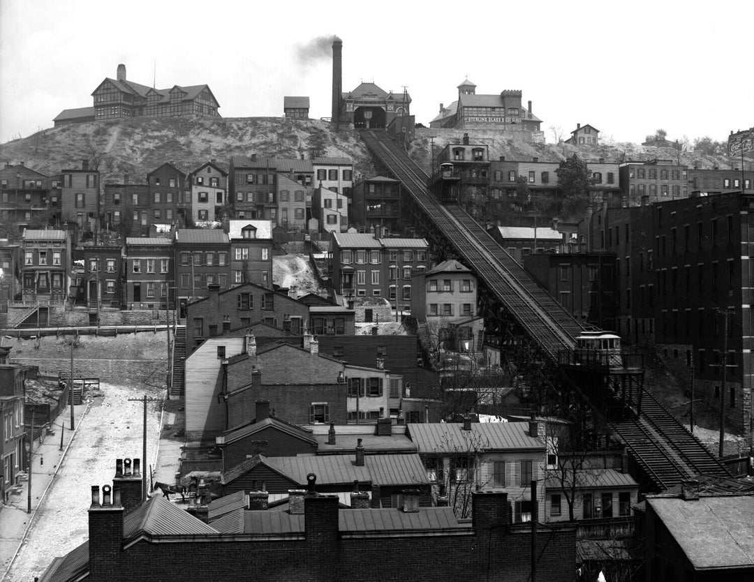 1900-1910 Mount Adams Incline, Cincinnati Vintage Photograph 8.5" X 11 ...