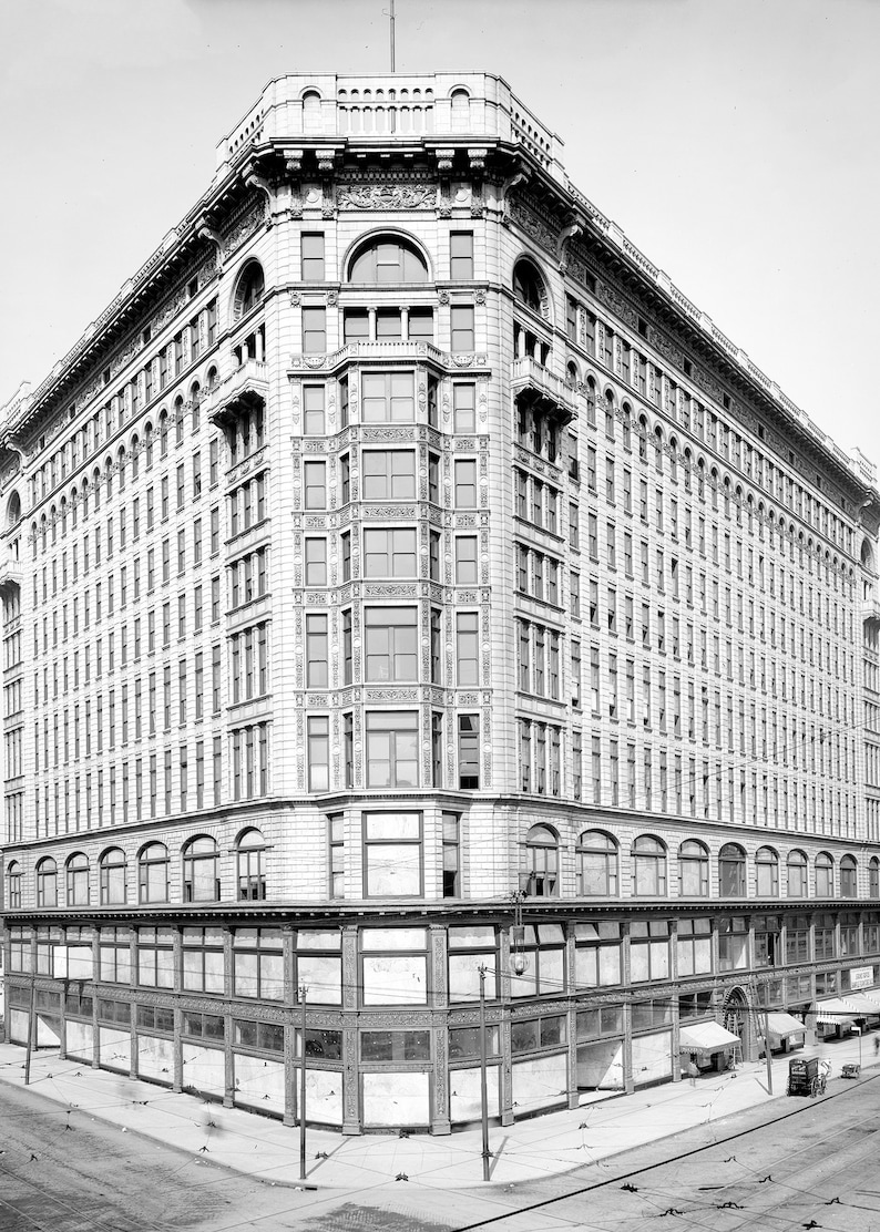 1900 Rose Building, Cleveland, Ohio Vintage Photograph Instant Download ...