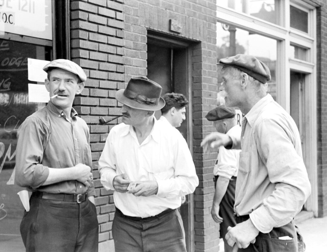 1938 Steelworkers Aliquippa Pennsylvania Vintage Photograph - Etsy