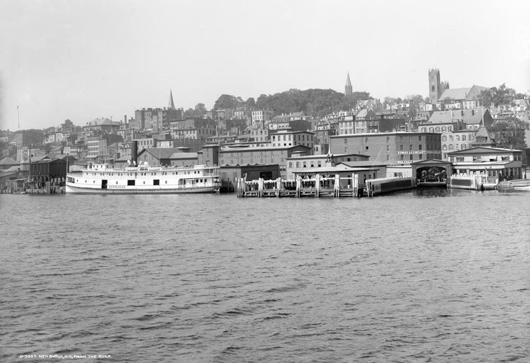 1906 Newburgh, New York From the River Old Photo 13" X 19" Art Print ...
